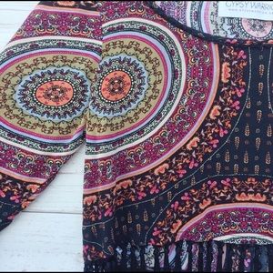 Gypsy Warrior | Tops | Gypsy Warrior Boho Fringe Mandala Crop | Poshmark
